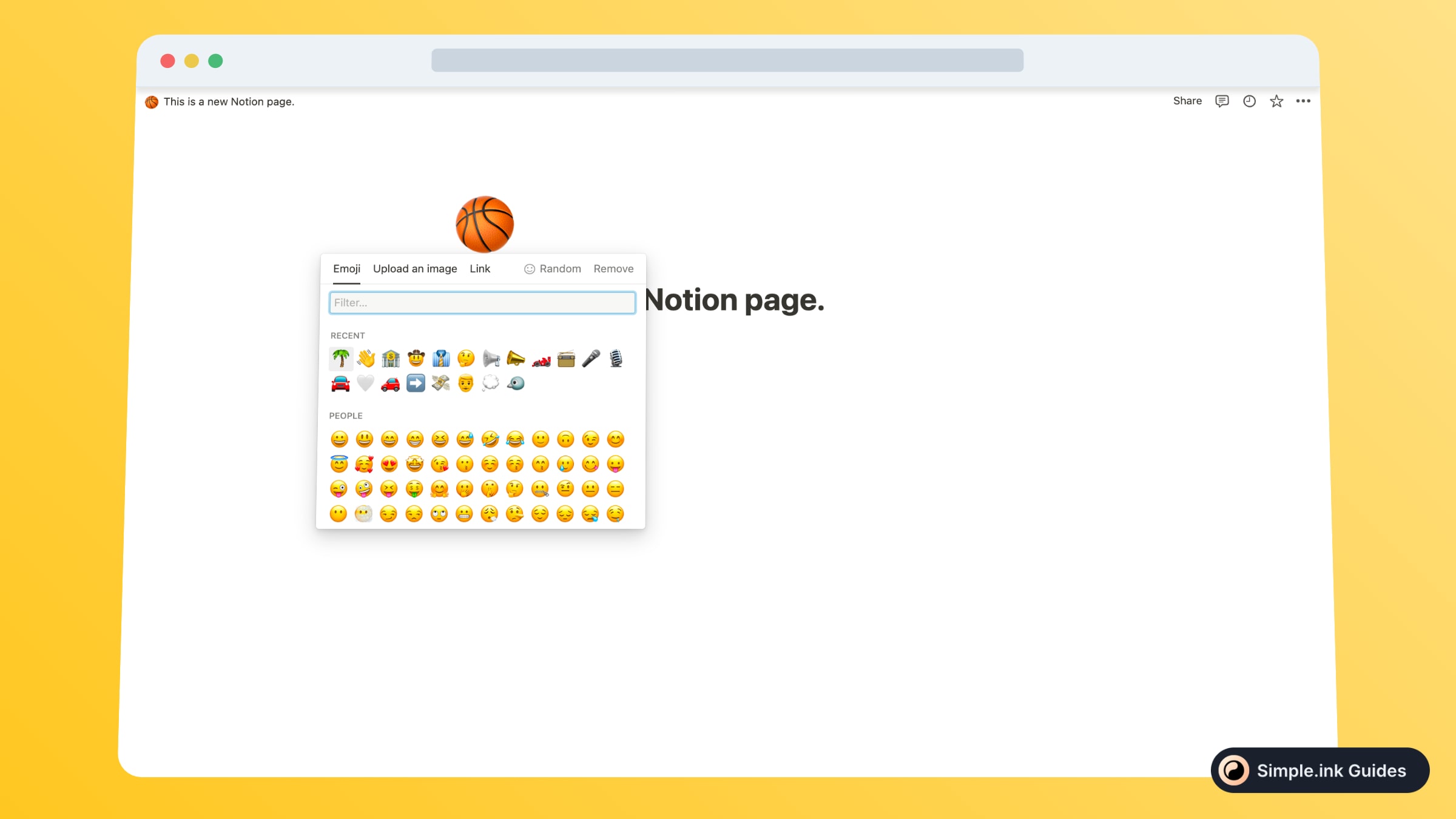 How To Add Icons In Notion Simple ink